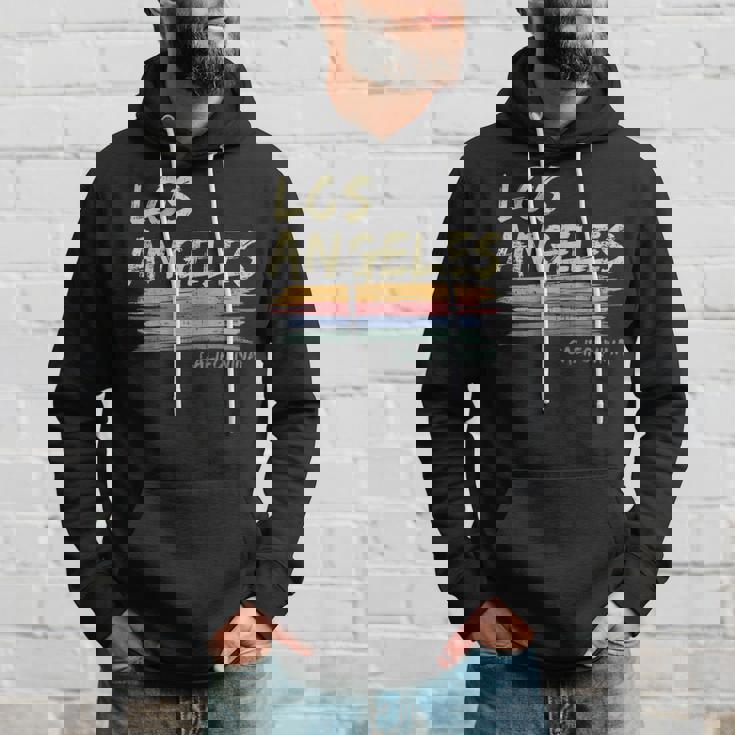 Vintage Los Angeles California Souvenir Idea Hoodie - Monsterry