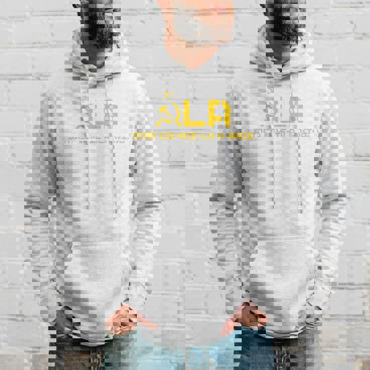 Commie-La Stop Commie-La Harris Stop Kamala Trump 2024 Hoodie - Monsterry