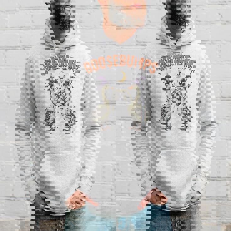 Goose Bumps Goosebumps Geese Fist Bump Pun Hoodie - Monsterry