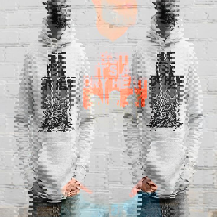 Hot Summer Weather Skeleton But It's A Dry Heat Hoodie - Monsterry