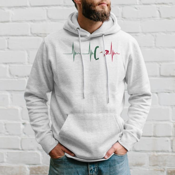 Mexico Heart Mexico Flag Heartbeat Ekg Pulse Mexican Roots Hoodie ...