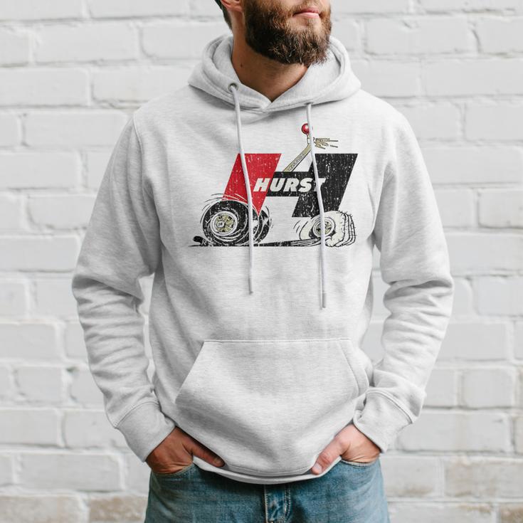 Retro Car Vintage Hurst Performance Meme Hand Engine Hoodie - Monsterry