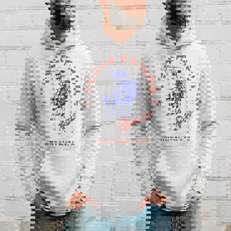 Texas Prison Rodeo Cowboy Cowgirl Western Hoodie | Mazezy