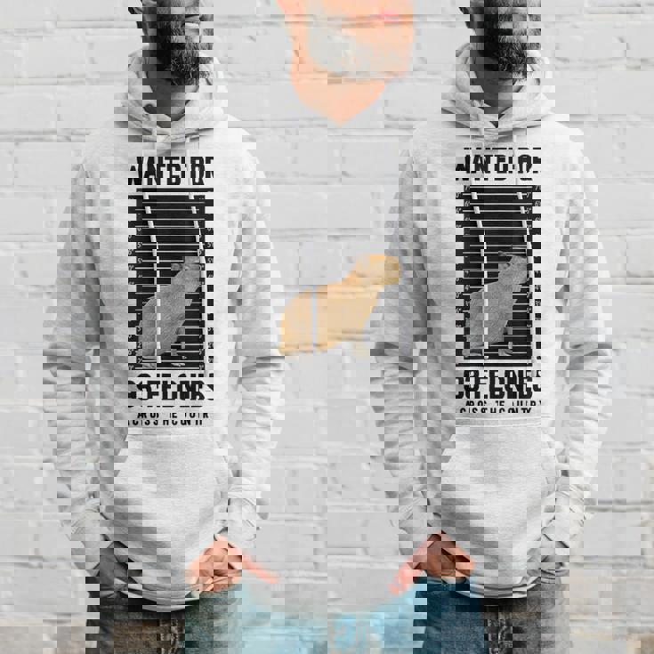 Wanted 93 Felonies Capybara Hots Rodent Owners Hoodie - Monsterry