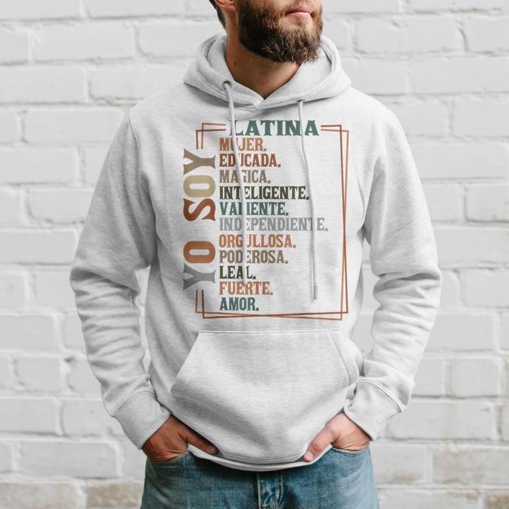 Yo Soy Latina Mujer Educada Magica Hispanic Heritage Month Hoodie ...
