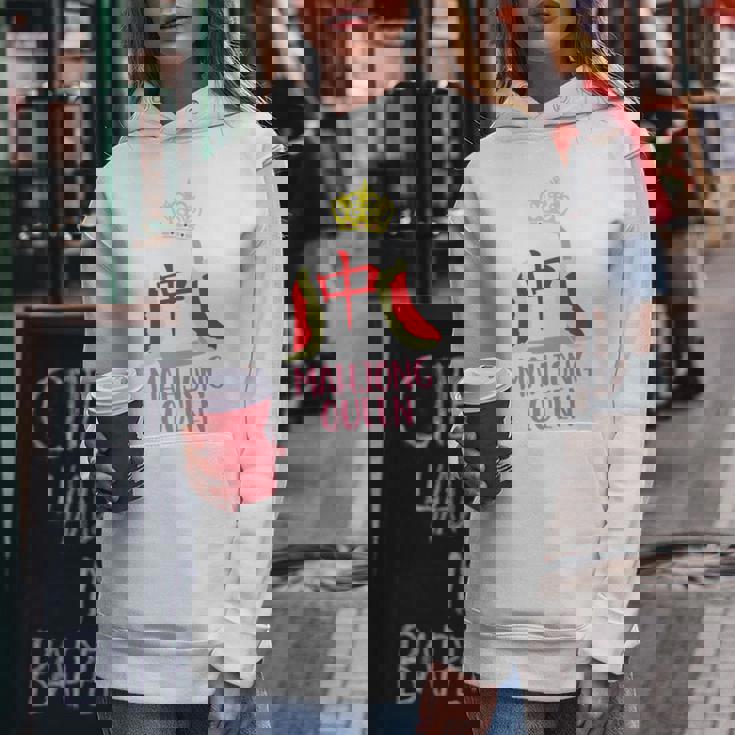 Mahjong Queen Mah Jong Players Chinese Asian Game Women Hoodie - Monsterry