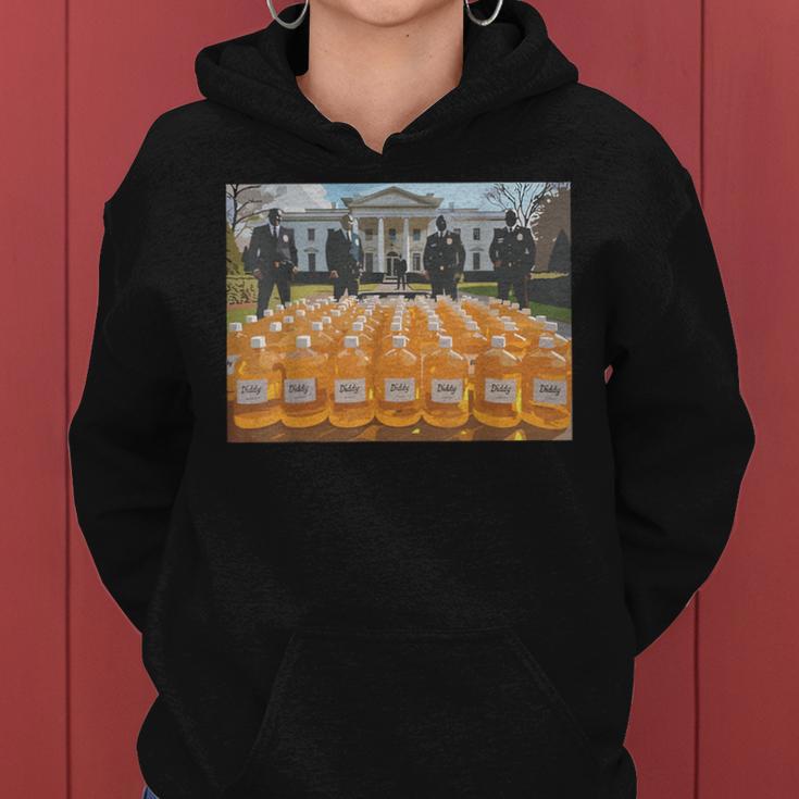 Diddy Baby Oil Humor Diddy Sarcastic Diddy Party Women Hoodie - Monsterry
