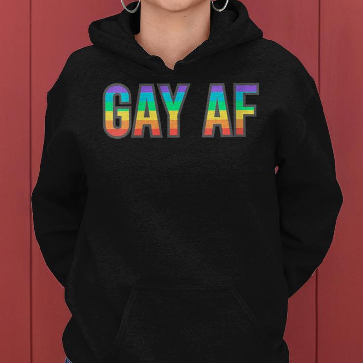 Gay Af Lgbt Pride Month Parade Women Hoodie - Monsterry