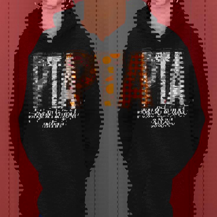 Pta Fall Physical Therapist Assistant Mushrooms And Pumpkins Women Hoodie - Monsterry