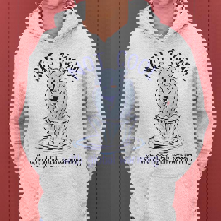 Not Cool With Global Warming Polar Bear Melting Ice Cap Meme Women ...