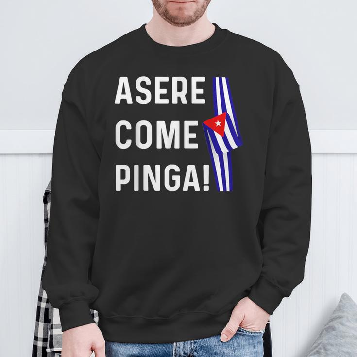 Bandera Cubana Mapa Souvenir Slang Asere Come Pinga Cubano Cuba Camisa ...