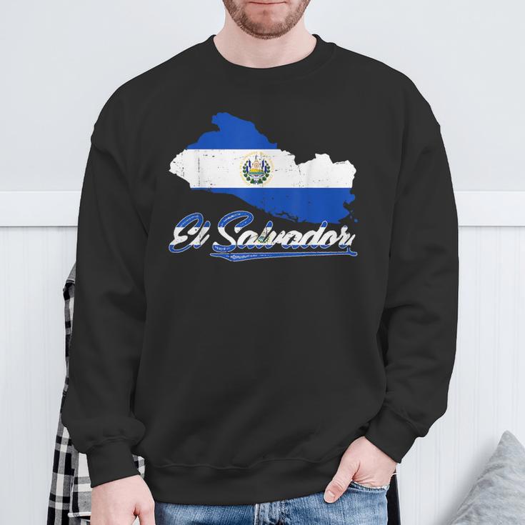 El Salvador National Hispanic Heritage Month Salvadoran Flag Sweatshirt ...