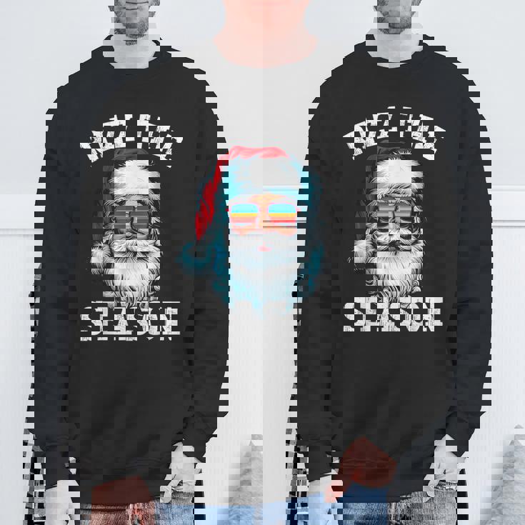 Rizz The Season Christmas Rizzmas Santa Claus Rizzler Sweatshirt - Seseable