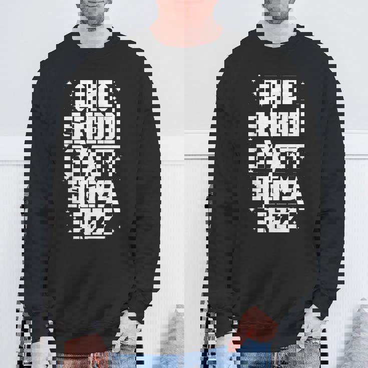 Skibidi Rizz Gyatt Ohio Sigma Rizzler Toilet Meme Sweatshirt - Thegiftio