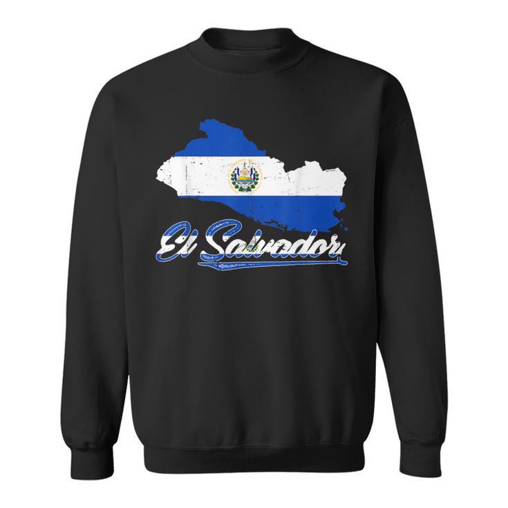 El Salvador National Hispanic Heritage Month Salvadoran Flag Sweatshirt ...