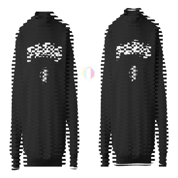 French Flag Paris Eiffel Tower 2024 I Love Paris Sweatshirt - Monsterry