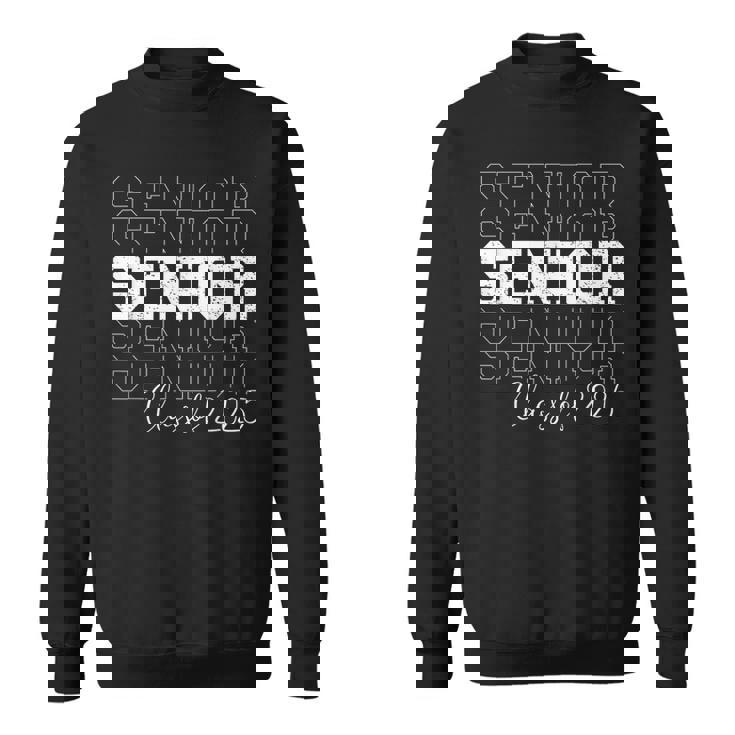 Senior 2025 Graduate College University Graduation Class Of Sweatshirt ...