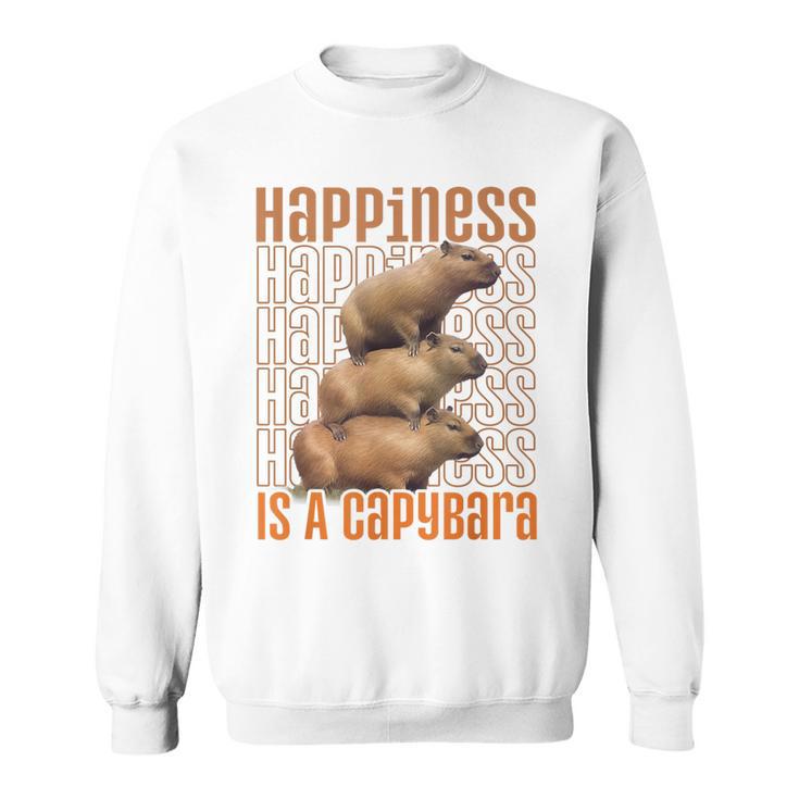 Capybara La Felicidad Es Una Capibara Camisa de entrenamiento - Regaloses