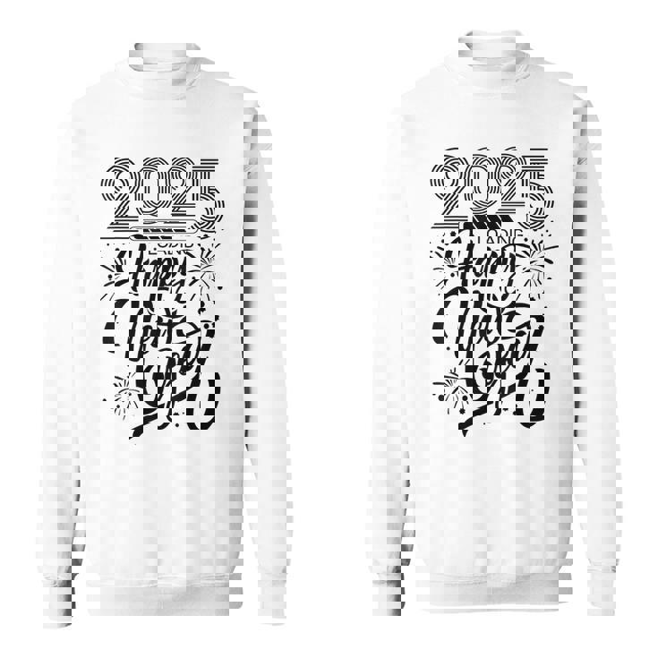 Happy New Year 2025 Fireworks Loading Sweatshirt - Monsterry