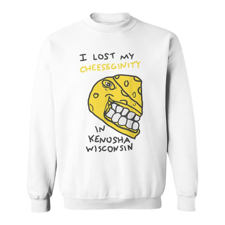I Lost My Cheeseginity In Kenosha Wisconsin Meme Men's T-shirt Back ...