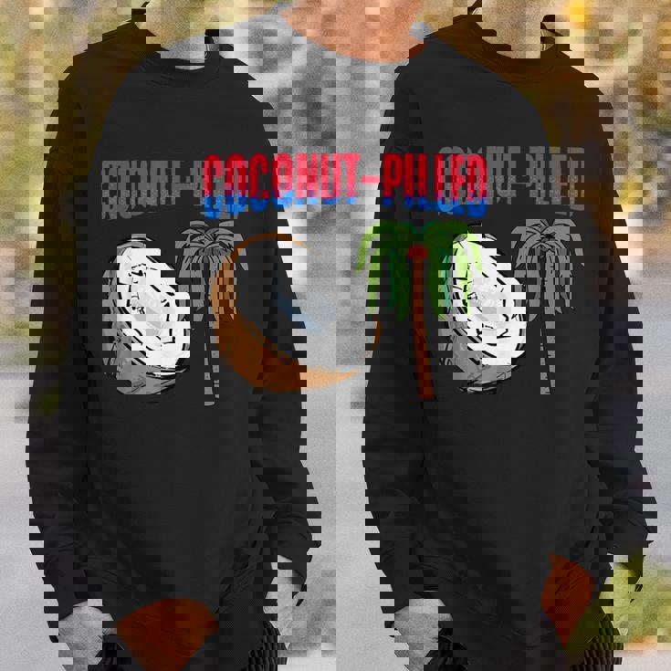 Coconut Pilled Coconut Tree Kamala Harris Coconut Tree Sweatshirt ...