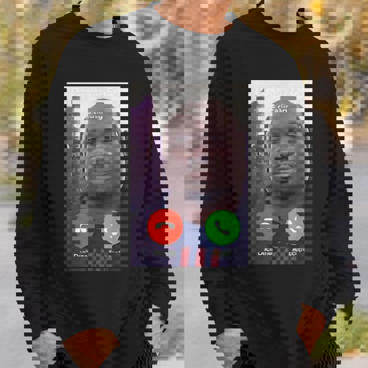 Daquavious Pork Is Calling Meme John Pork Meme Sweatshirt - Monsterry