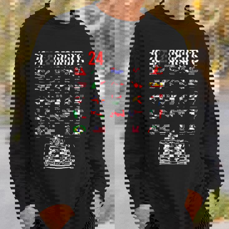 Formula Racing 2024 Open Wheel Race Car Fan World Circuits Sweatshirt ...