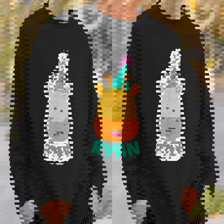 Ryan Personalised Happy Birthday Idea Sweatshirt - Monsterry