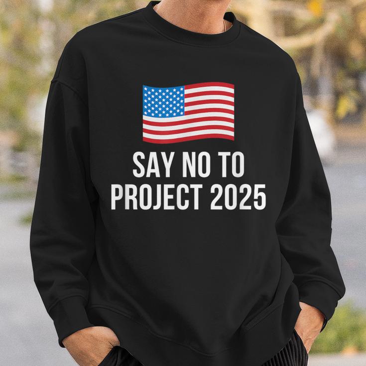 Say No To Project 2025 Sweatshirt - Monsterry