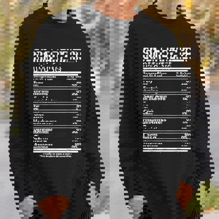 Sigma Rizzler Nutrition Facts Meme Rizz Internet Memes Gen Z Sweatshirt ...