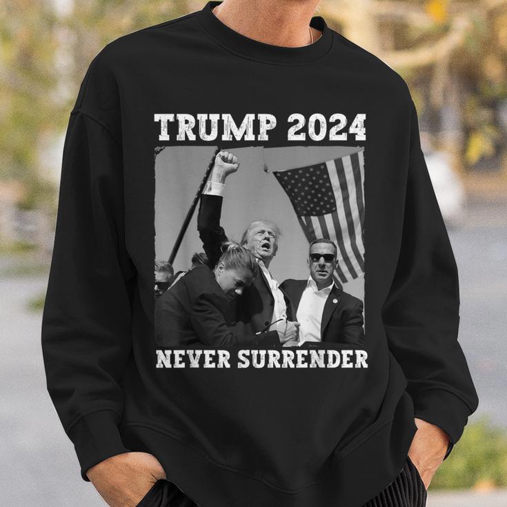 Never Surrender Trump 2024 Save America Trump Sweatshirt - Monsterry