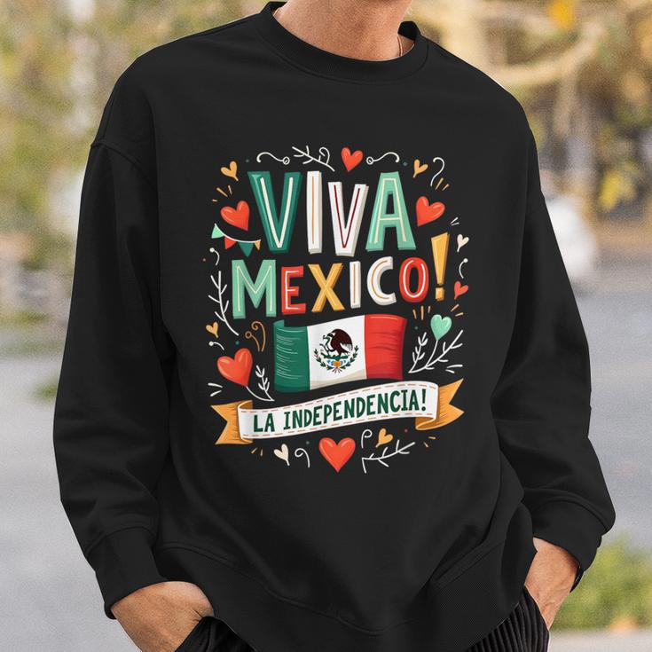Viva Mexico La Independencia Fiesta Mexican Independence Day Sweatshirt ...