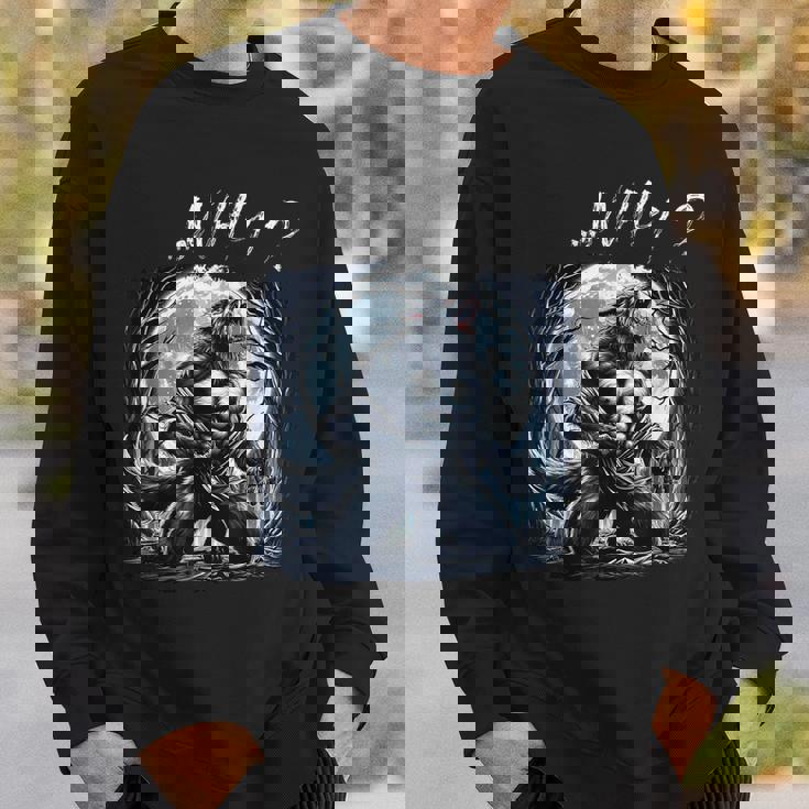 Werewolf Ripping Meme Wolf Tearing Meme Werewolf Meme Sweatshirt ...