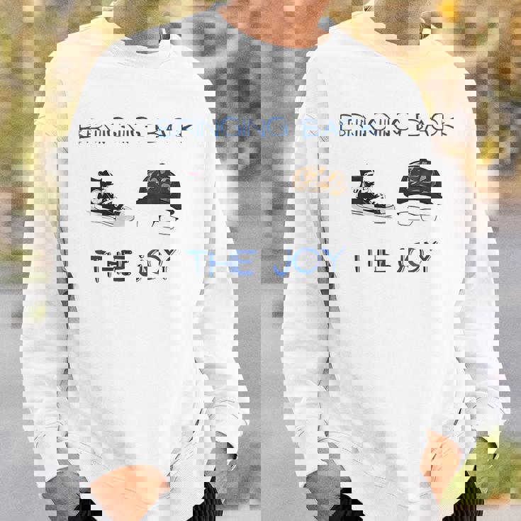 Kamala Harris Tim Walz Waltz Bringing Back The Joy Sweatshirt | Mazezy