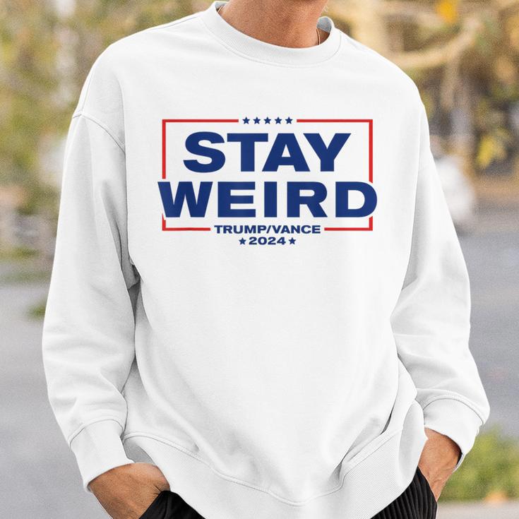 Weird Trump 2024 Stay Weird Donald Trump Jd Vance Sweatshirt | Mazezy