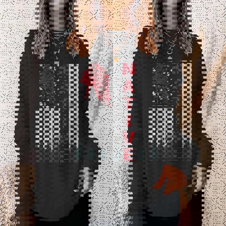 Chippewa Indigenous Tribal Leader Native American Sweatshirt - Monsterry