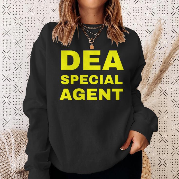 Dea Special Agent Front And Back Print Uniform On Duty Sweatshirt ...