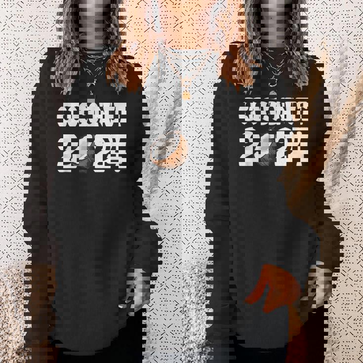 Kamala Harris 2024 Statement Democrat Coconut Tree Sweatshirt - Monsterry