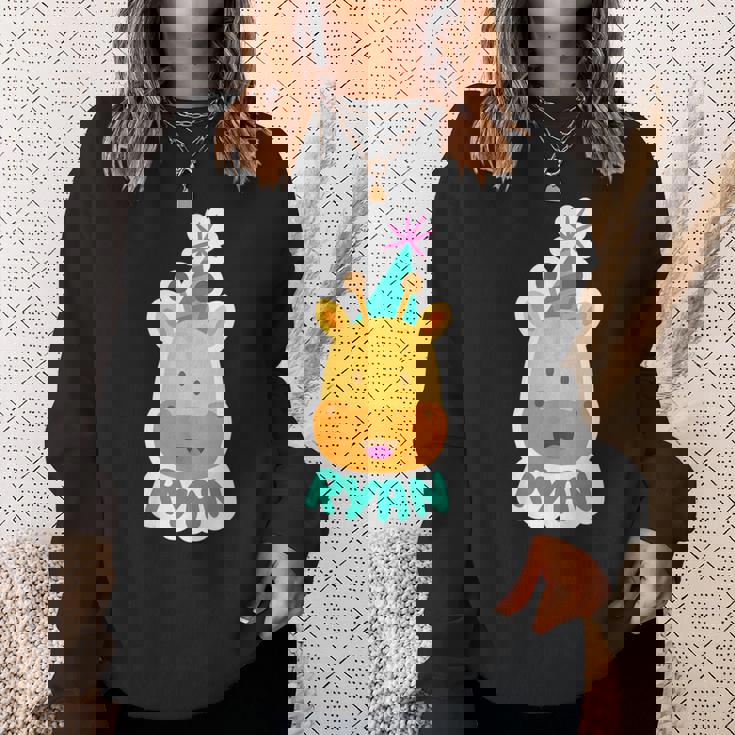 Ryan Personalised Happy Birthday Idea Sweatshirt - Monsterry