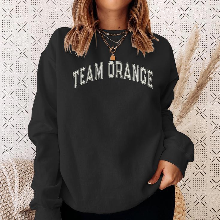 Summer Camp Color Team Orange Competition Event War Game Sweatshirt ...