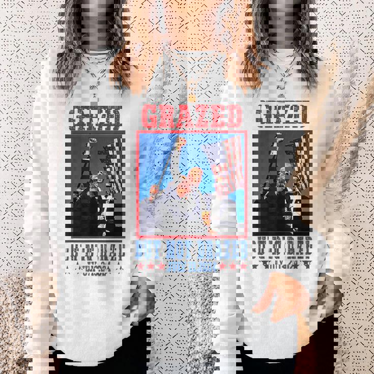 Grazed But Not Dazed 2024 Sweatshirt - Monsterry