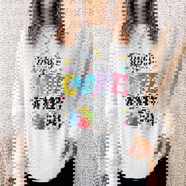 Today Is A Core Memory Day Emotions Out Sweatshirt - Thegiftio UK