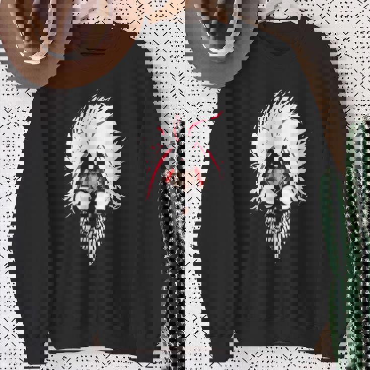 Anime Manga Shonen Character Dandadan Okarun Mask Sweatshirt - Thegiftio UK