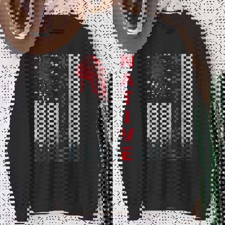 Chippewa Indigenous Tribal Leader Native American Sweatshirt - Monsterry
