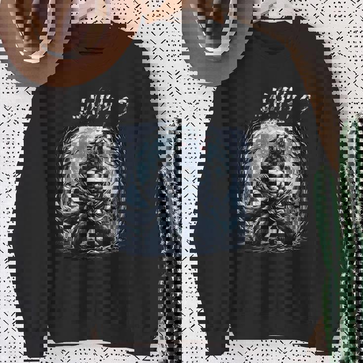 Werewolf Ripping Meme Wolf Tearing Meme Werewolf Meme Sweatshirt ...