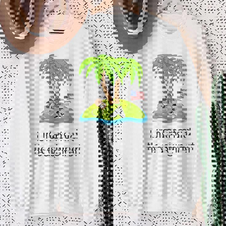 I Understand The Assignment Coconut Tree Kamala-Harris Sweatshirt ...