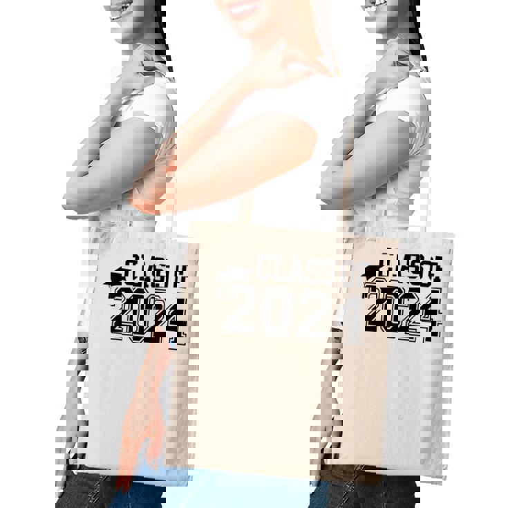 Class Of 2024 High School Senior Graduation Cap Varsity Tote Bag ...