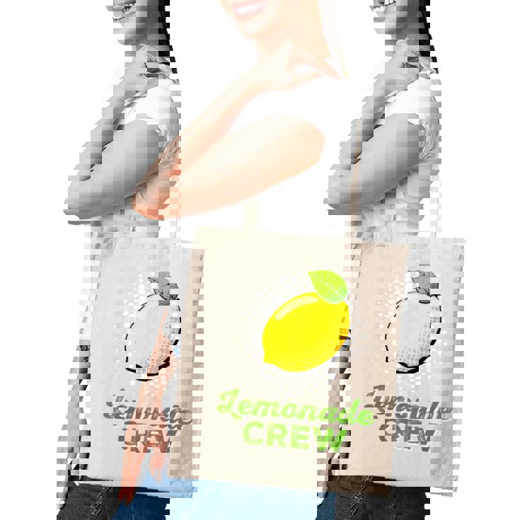 Lemonade Stand Crew And Boss Lemon Juice Summer Yellow Tote Bag - Monsterry