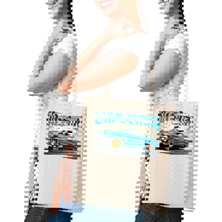 Old School Classic Lowrider Low Rider Impala Chicano Tote Bag - Monsterry