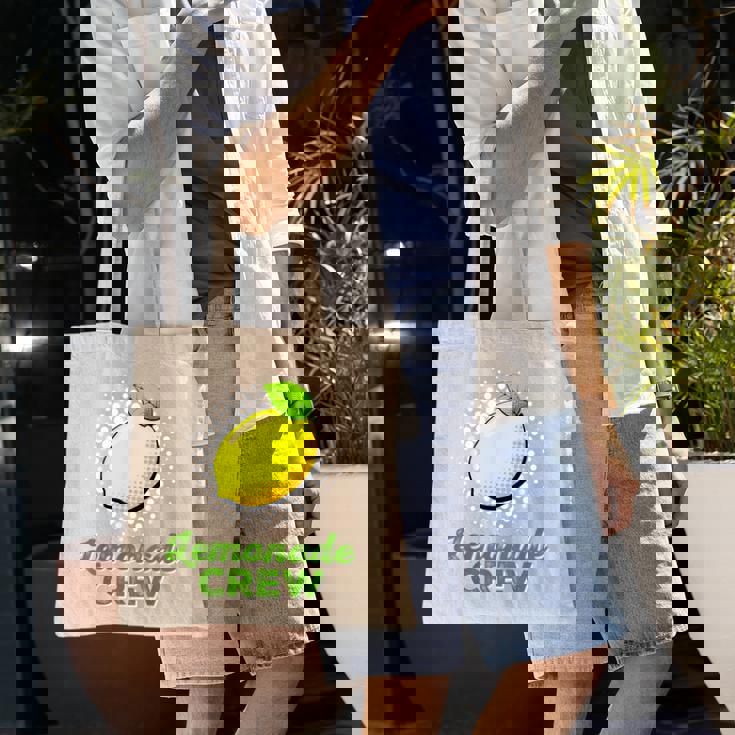 Lemonade Stand Crew And Boss Lemon Juice Summer Yellow Tote Bag - Monsterry